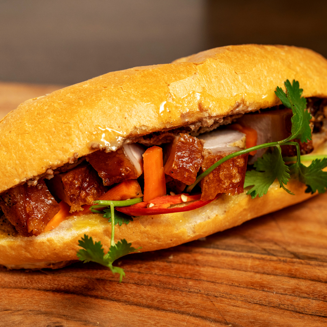 Crispy Roasted Pork Belly Banh Mi: The Ultimate Vietnamese Delight fro ...